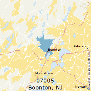 Boonton (zip 07005), NJ