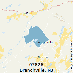 Branchville (zip 07826), NJ