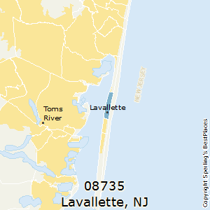 Lavallette (zip 08735), NJ