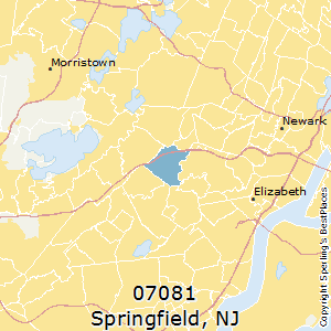 Springfield New Jersey Old Maps