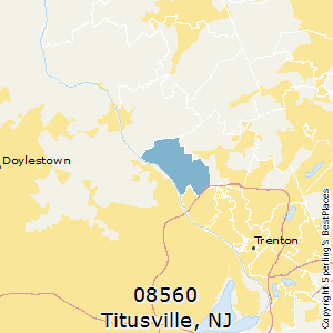 Titusville (zip 08560), NJ
