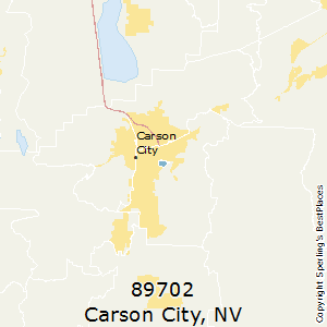 Carson City Nevada Zip Code Map - United States Map