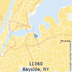 Bayside Ny Zip Code Map - United States Map