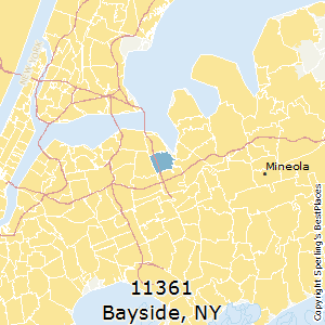Bayside Ny Zip Code Map - United States Map