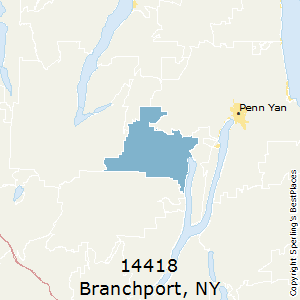 Branchport (zip 14418), NY