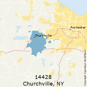 Churchville (zip 14428), NY