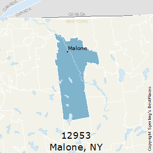 Malone (zip 12953), NY