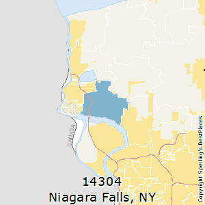Niagara Falls New York Zip Code Map - United States Map