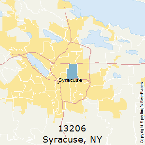 Zip Code Map Of Syracuse Ny
