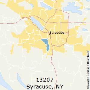 Syracuse Ny Zip Code Map - Map