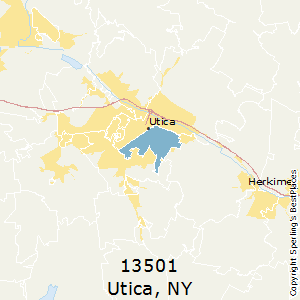 Utica New York Zip Code Map