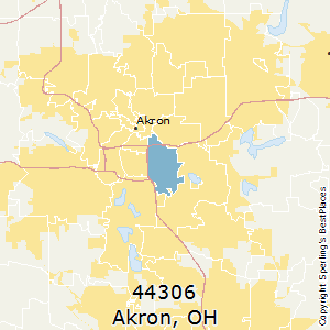 Akron (zip 44306), OH
