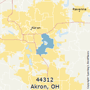 Akron (zip 44312), OH