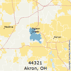 Akron (zip 44321), OH