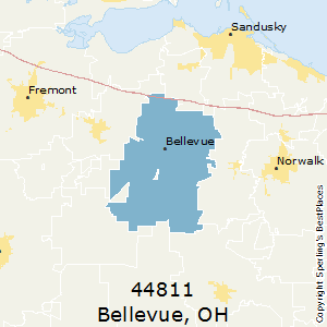 Bellevue (zip 44811), OH