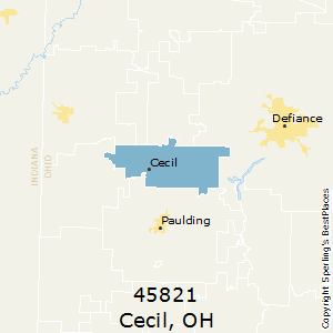 Cecil (zip 45821), OH