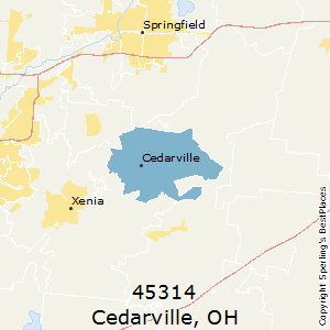 Cedarville (zip 45314), OH