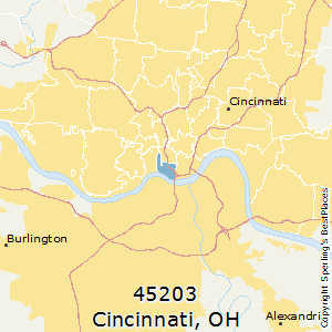 Cincinnati (zip 45203), OH