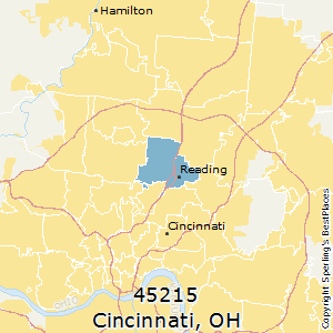 Zip Code Map Of Cincinnati Oh - United States Map