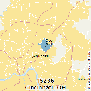 Zip Code Map Cincinnati Area - United States Map