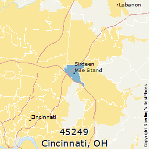Cincinnati (zip 45249), OH