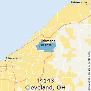 Cleveland Ohio Zip Code Map - Map