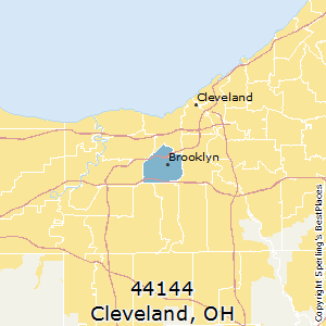 Greater Cleveland Zip Code Map