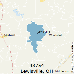 Lewisville (zip 43754), OH