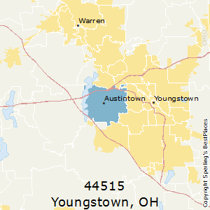 Youngstown Ohio Zip Code Map - Map