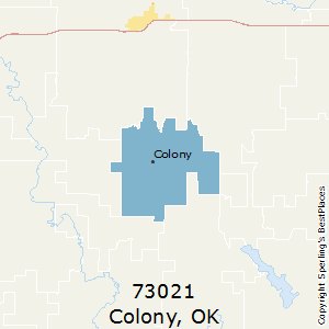 Colony (zip 73021), OK