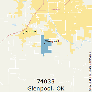 Glenpool (zip 74033), OK