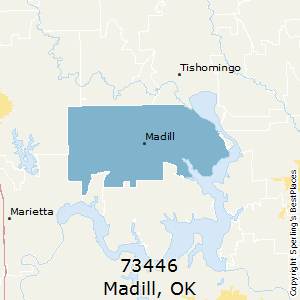 Madill (zip 73446), OK