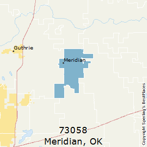 Meridian (zip 73058), OK