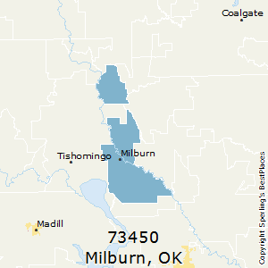 Milburn (zip 73450), OK