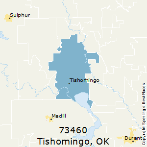 Tishomingo (zip 73460), OK