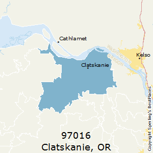 Clatskanie (zip 97016), OR