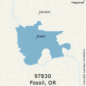 Fossil (zip 97830), OR