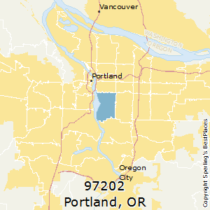 Portland (zip 97202), OR