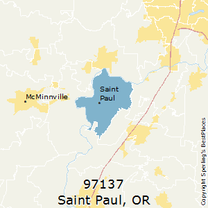 St Paul Zip Code Map - Map
