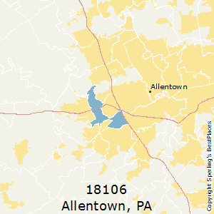 Allentown (zip 18106), PA