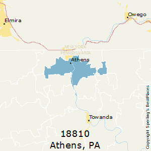 Athens (zip 18810), PA