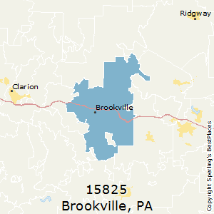 Brookville (zip 15825), PA