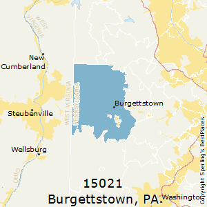 Burgettstown (zip 15021), PA