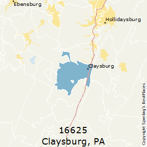 Claysburg (zip 16625), PA