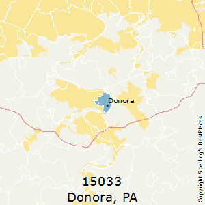 Donora (zip 15033), PA