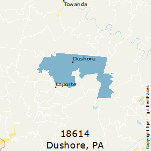 Dushore (zip 18614), PA