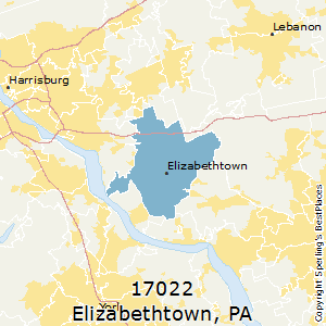 Elizabethtown (zip 17022), PA