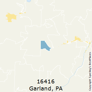 Garland (zip 16416), PA