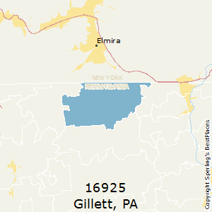 Gillett (zip 16925), PA