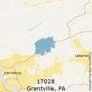 Grantville (zip 17028), PA